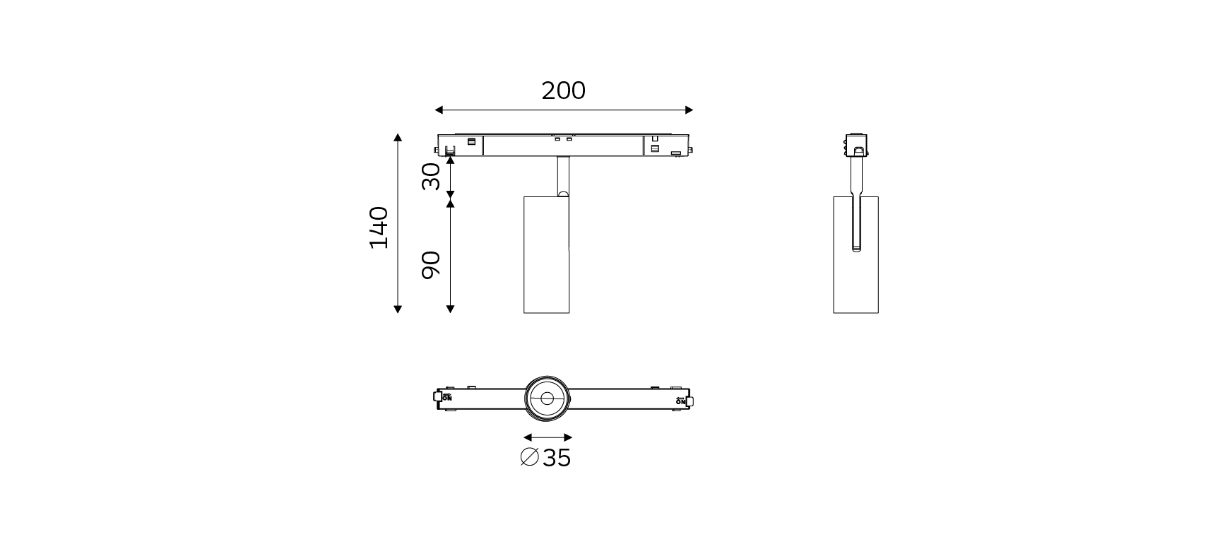 62.03517 SPECTRUM Magnetic Track Lighting_SPECTRUM_Low Voltage Track ...